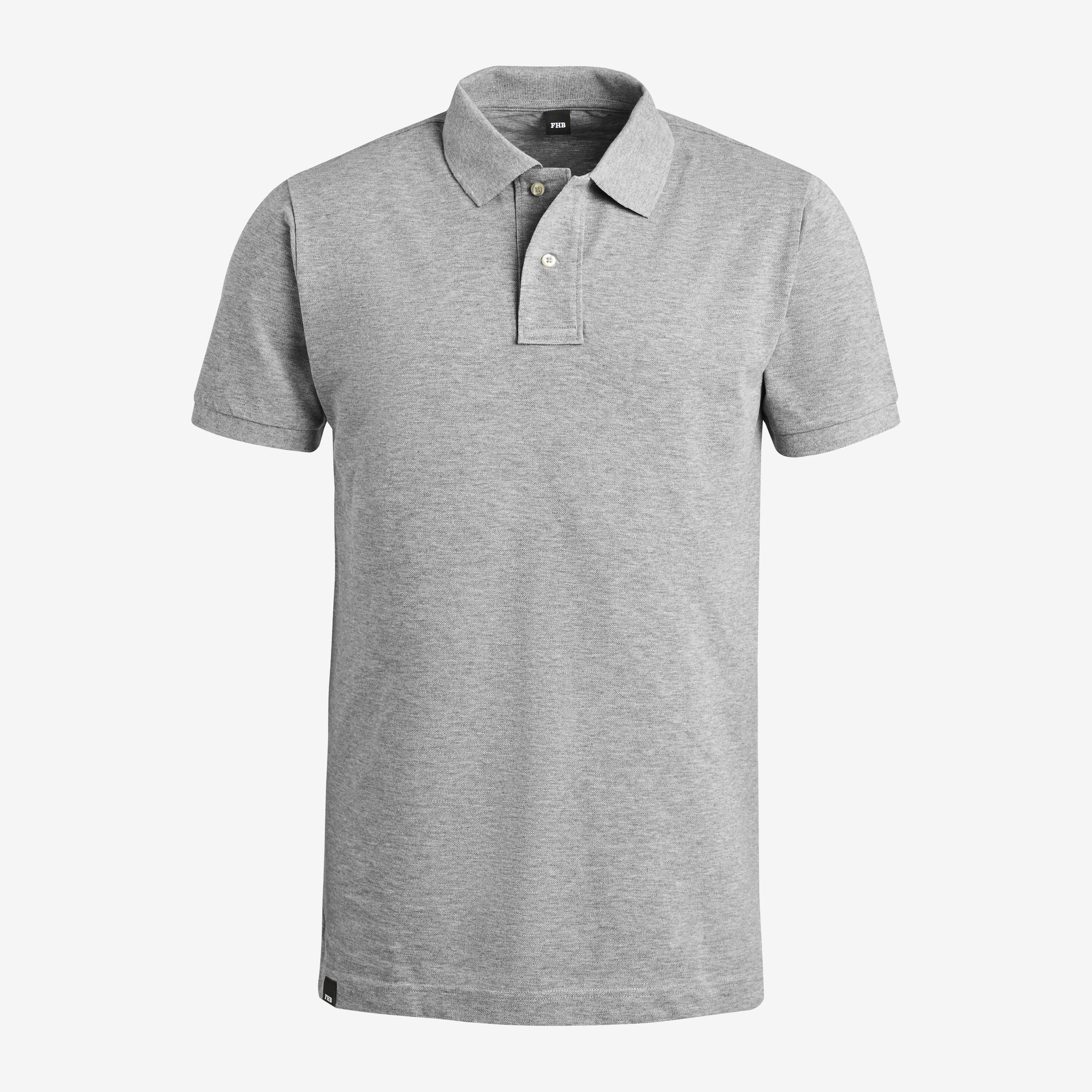 FHB Polo-Shirt "DANIEL" Nr. 91590 | grau meliert | XS | 3505196204