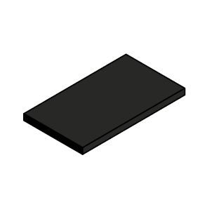 Platte PVC Hartschaum (Simopor-Color), schwarz 9500 | 2030 mm | 3050 mm ...